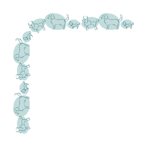 Download Whimsical Dog Border Design Borders & Corners Online ...