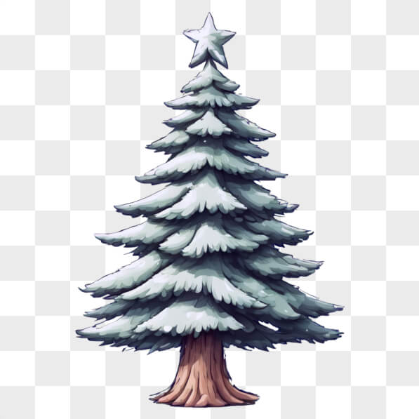 Download Illustrated Christmas Tree Cartoons Online - Creative Fabrica