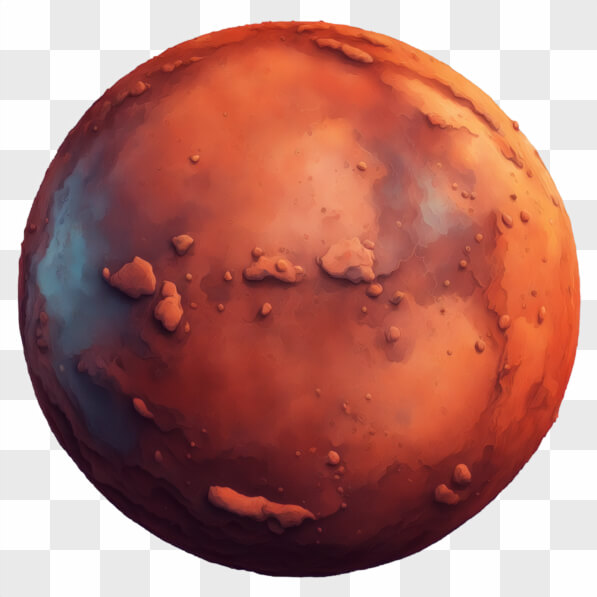 Download Stylized Representation of Mars Cartoons Online - Creative Fabrica