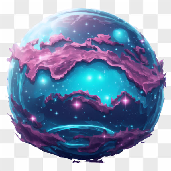 Download Stylized Cosmic Planet Cartoons Online - Creative Fabrica