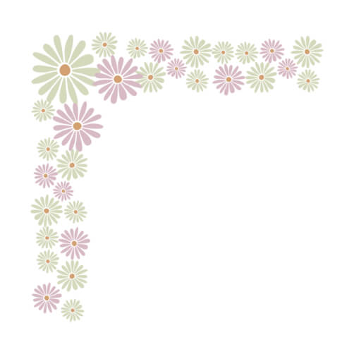 Download Floral Border Design Borders & Corners Online - Creative Fabrica