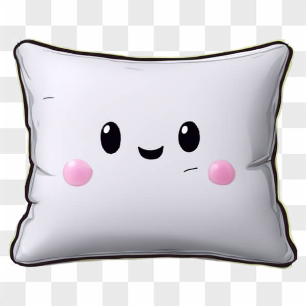 Descarga Almohada de dibujos animados linda con cara sonriente Cartoons ...