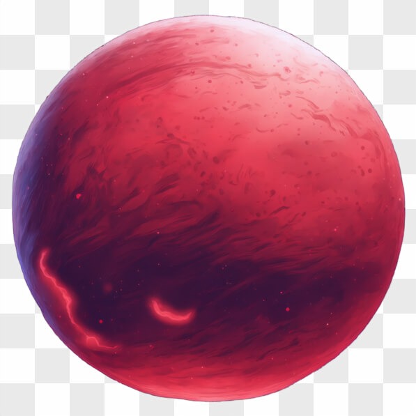 Download Vivid Red Planet in Space Cartoons Online - Creative Fabrica