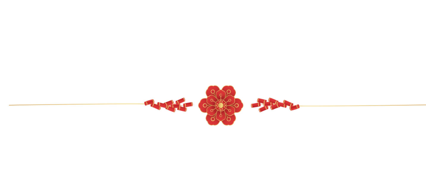 Download Elegant Red Floral Divider Borders & Corners Online - Creative ...
