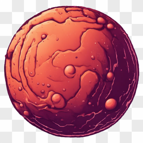 Download Stylized Red Planet Cartoons Online - Creative Fabrica