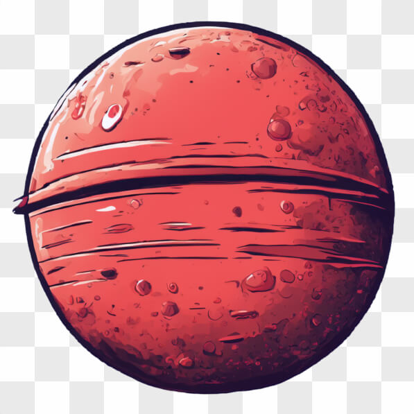 Download Stylized Red Planet Cartoons Online - Creative Fabrica