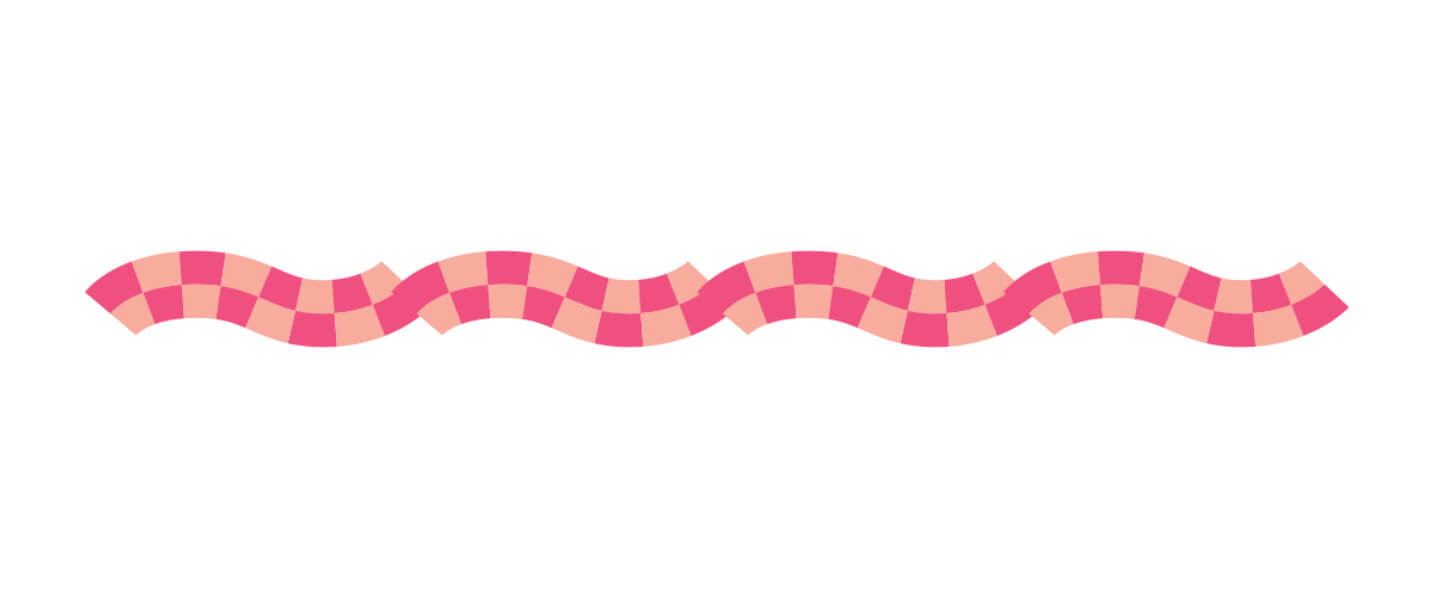 Download Wavy Pink and Peach Pattern Borders & Corners Online ...