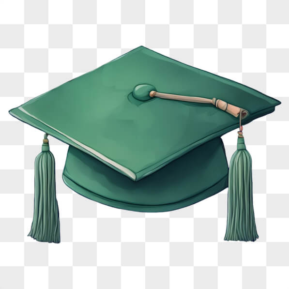 Download Green Graduation Cap Cartoons Online - Creative Fabrica