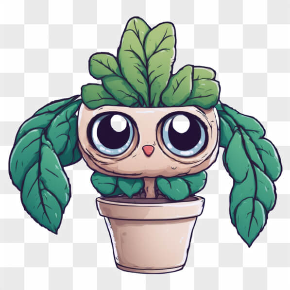 Download Whimsical Plant Character Cartoons Online - Creative Fabrica