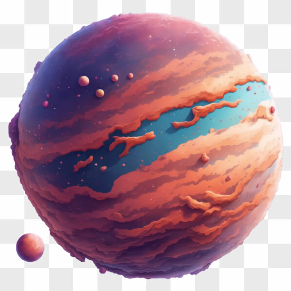 Download Artistic Representation of a Planet in Space Cartoons Online ...