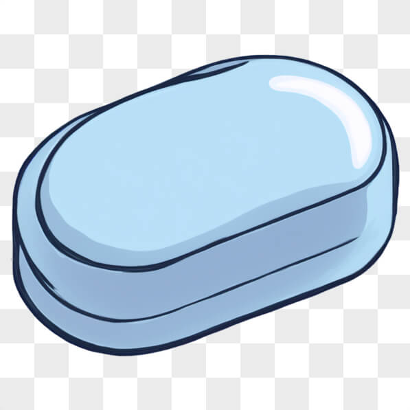 Download Blue Oval Tablet Cartoons Online - Creative Fabrica