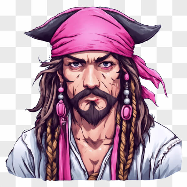 Download Stylized Pirate Character Cartoons Online - Creative Fabrica