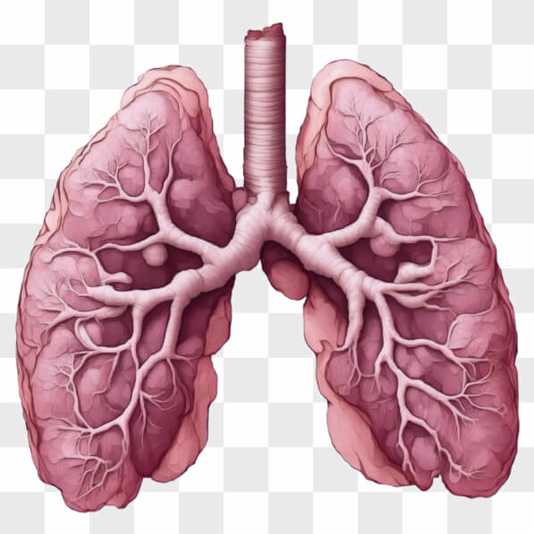 Download Anatomical Illustration of Human Lungs Cartoons Online ...