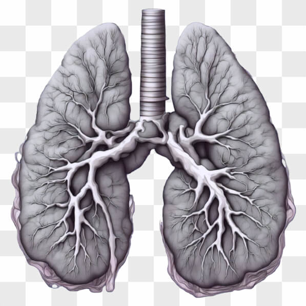 Download Anatomical Representation of Human Lungs with Coins Cartoons ...