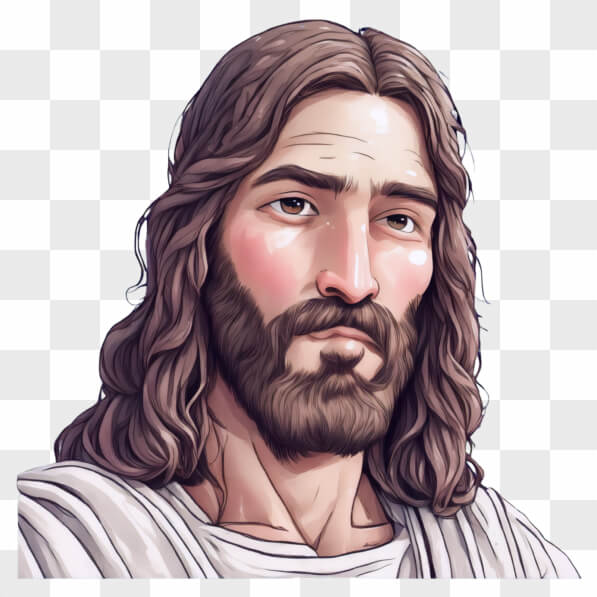 Download Artistic Representation of a Religious Figure Cartoons Online ...