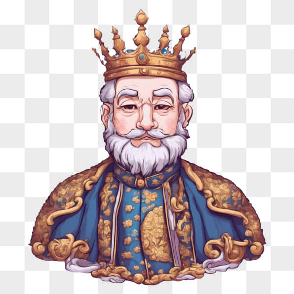 Download Majestic King Bust Cartoons Online - Creative Fabrica