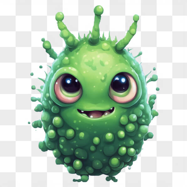 Download Cartoon Microbe Character Cartoons Online - Creative Fabrica