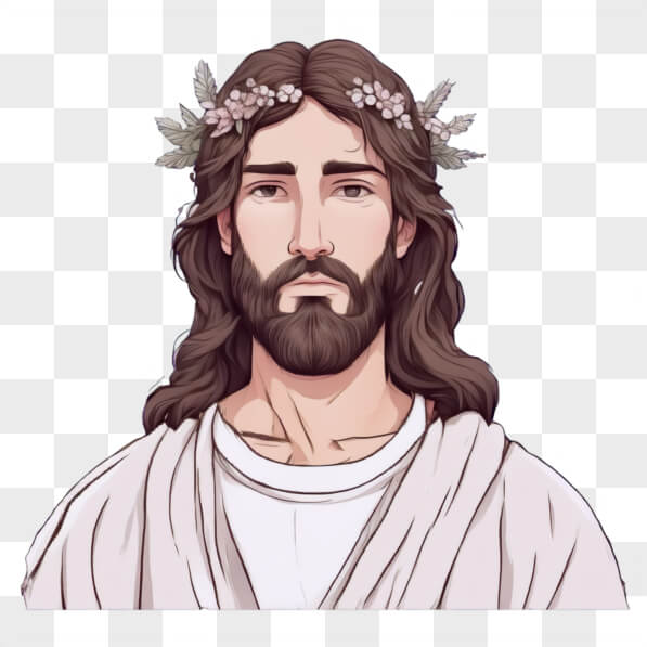 Download Artistic Representation of a Religious Figure Cartoons Online ...