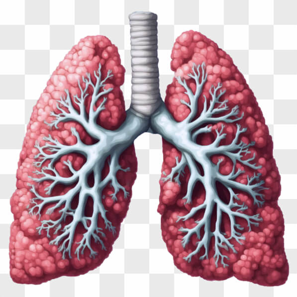 Download Anatomical Illustration of Human Lungs Cartoons Online ...