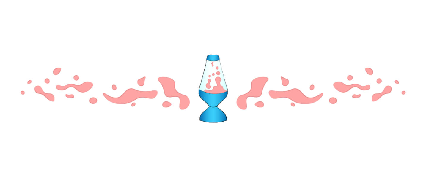 Download Colorful Lava Lamp with Pink Liquid Borders & Corners Online ...