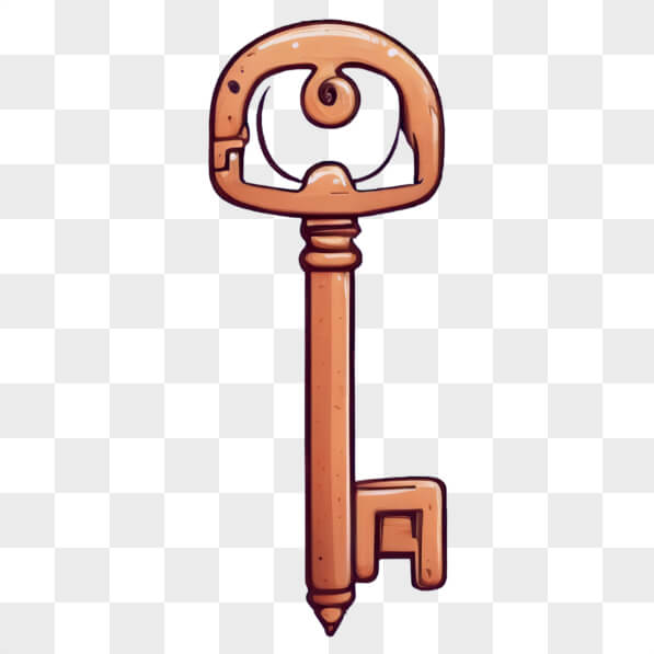 Download Ornate Whimsical Key Cartoons Online - Creative Fabrica