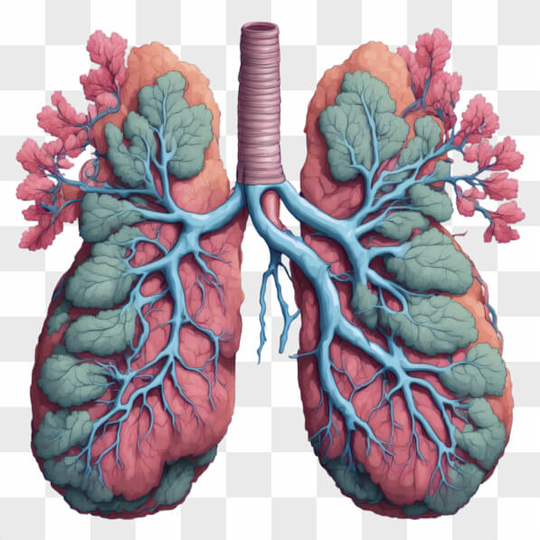 Download Anatomical Illustration of Human Lungs Cartoons Online ...