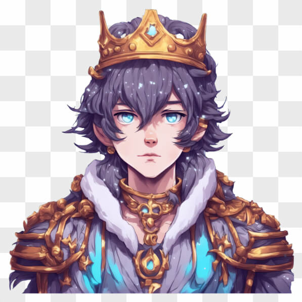 Download Young Royal Character with Crown Cartoons Online - Creative ...