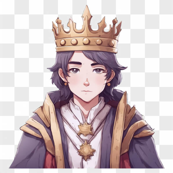 Descarga Joven Rey Personaje Cartoons En Línea - Creative Fabrica