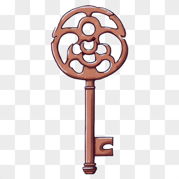 Download Intricate Decorative Key Cartoons Online - Creative Fabrica