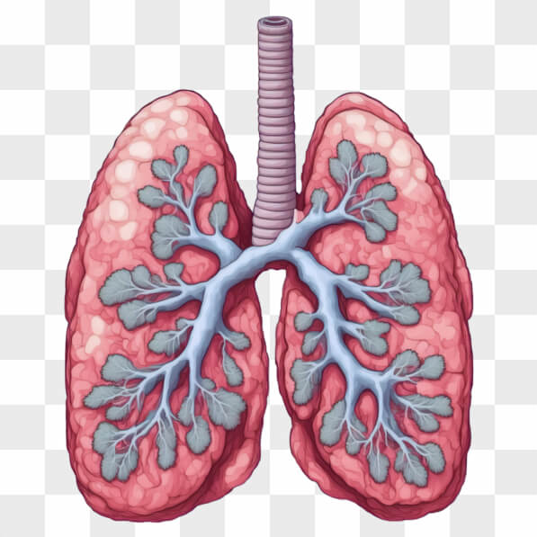 Download Anatomical Illustration of Human Lungs Cartoons Online ...