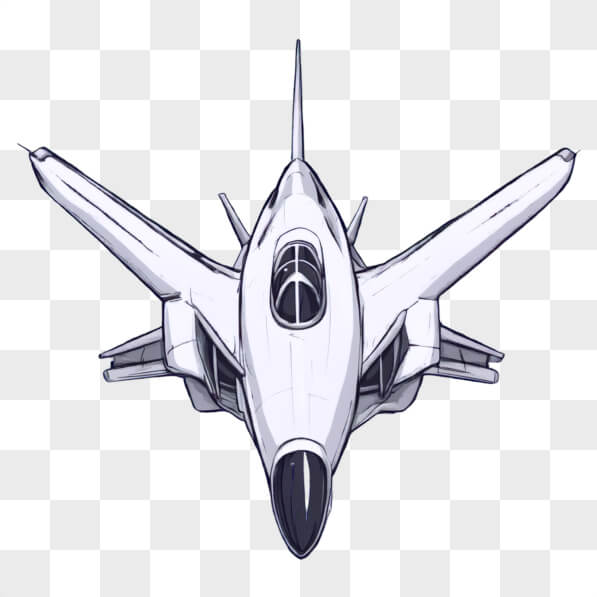 Download Futuristic Aircraft from Above Cartoons Online - Creative Fabrica