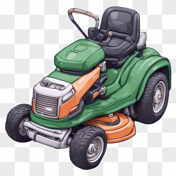 Download Modern Riding Lawn Mower Cartoons Online - Creative Fabrica