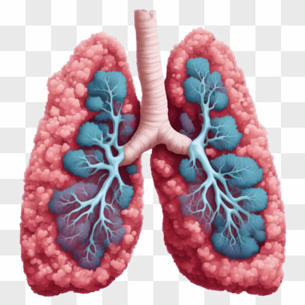 Download Anatomical Illustration of Human Lungs Cartoons Online ...