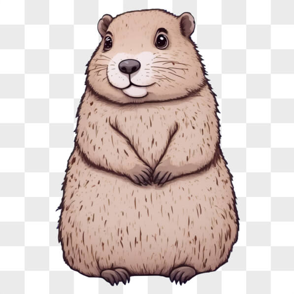 Download Cute Groundhog Illustration Cartoons Online - Creative Fabrica