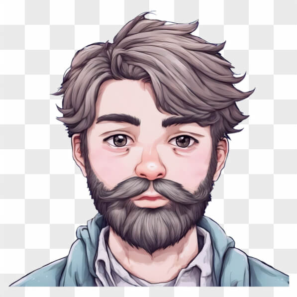Descarga Ilustración de un joven con barba Cartoons En Línea - Creative ...