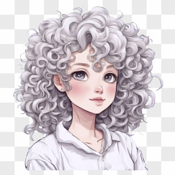 Descarga Personaje Animado con Cabello Rizado Plateado Cartoons En ...