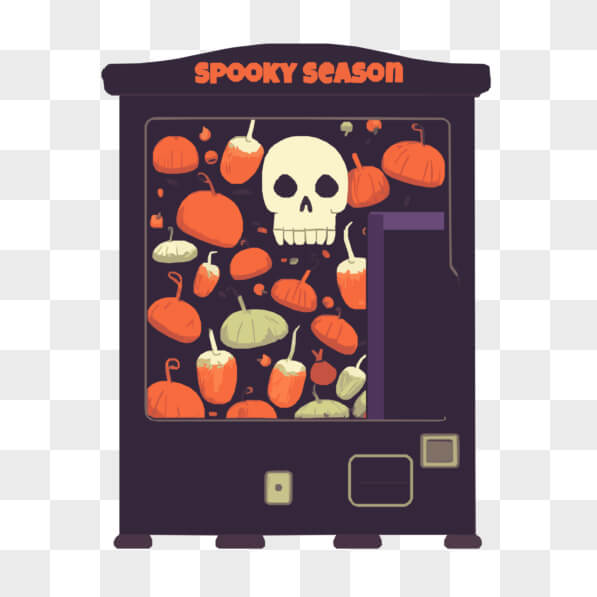 Download Halloween-themed Vending Machine PNGs Online - Creative Fabrica