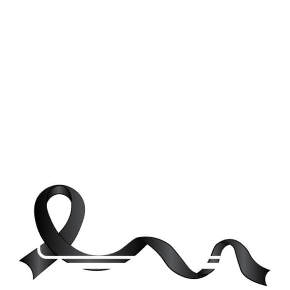Download Black Ribbon Symbol for Mourning and Remembrance Frames Online ...