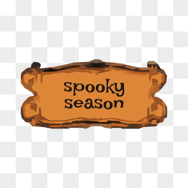 Download Spooky Season Sign PNGs Online - Creative Fabrica