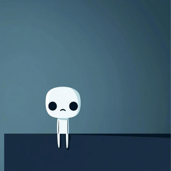 Download Lonely Character in Minimalist Style Backgrounds Online ...