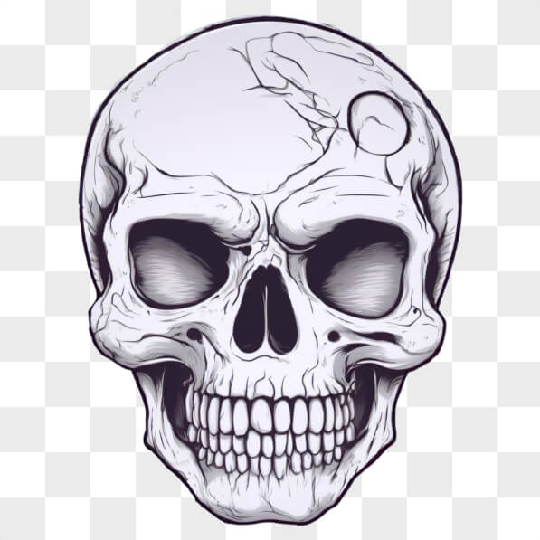 Download Illustration of a Skull Cartoons Online - Creative Fabrica