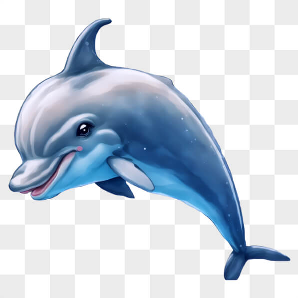 Descarga Delfín de dibujos animados con expresión amigable Cartoons En ...