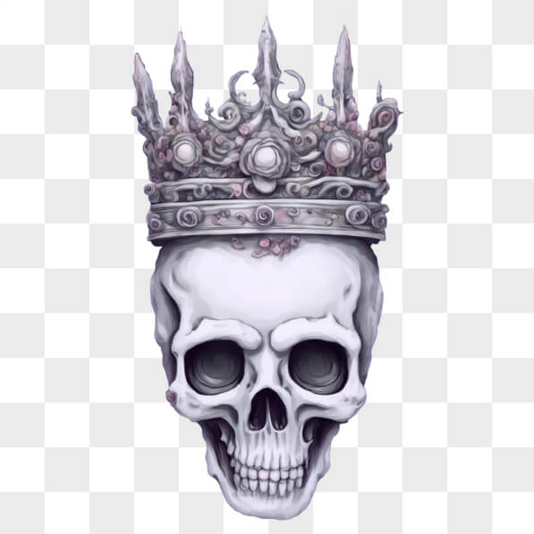 Download Crowned Skull Art Cartoons Online - Creative Fabrica
