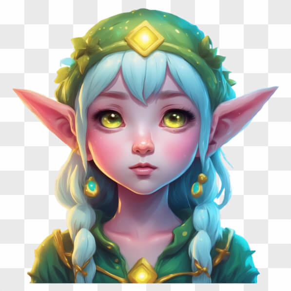 Download Fantasy Elf Character with Green Eyes Cartoons Online ...