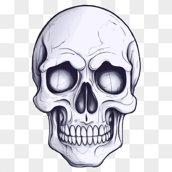 Download Stylized Human Skull Illustration Cartoons Online - Creative ...