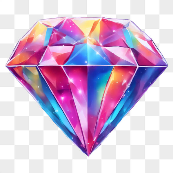 Descarga Diseño de diamante artístico colorido Cartoons En Línea ...