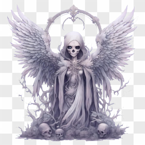Download Ethereal Angel of Death Cartoons Online - Creative Fabrica