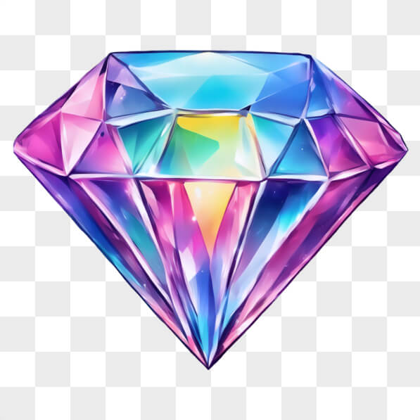 Download Colorful Diamond Against Black Background Cartoons Online ...