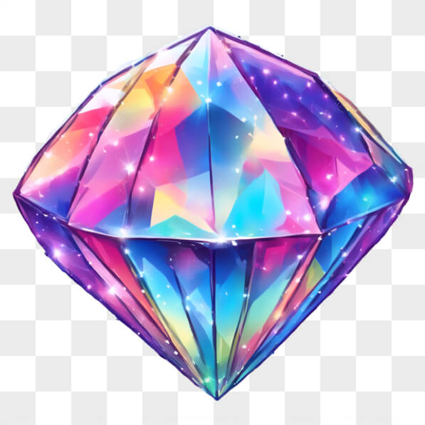 Download Colorful Diamond on Black Background Cartoons Online ...