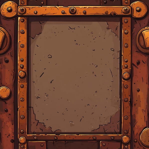 Download Roestig metalen frame Achtergronden online op Creative Fabrica